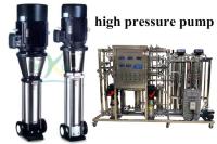 China High Pressure Pure Water Pump Reverse Osmosis System With SS304/SS316 Material for sale