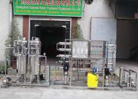 China Two Stage RO Water Treatment 500LPH Ultra Pure Water System SUS304 Stainless Steel for sale