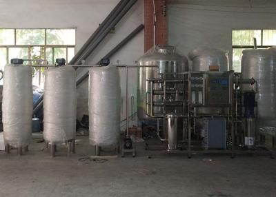China 2TPH Stainless Steel Automatic Reverse Osmosis System With Water Hardness Softener for sale