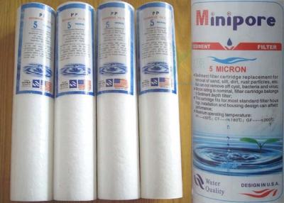 China PP WS PEFT CTO Activated Carbon Filter Cartridge 10-40 Inch 5 Micron Water Filtration for sale