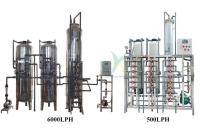 China Industrial Ion Exchange Water Treatment Plant 3000LPH 4KW 220V Pure Water System for sale