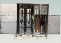China Industrial RO Water Treatment System , 1TPH Containerized Water Treatment Plant for sale