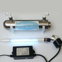 China 1 - 12 GPM UV Water Sterilizer Treatment System 8W - 40W With White Ceramic Base for sale