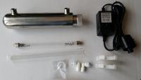 China 1 - 12 GPM UV Water Sterilizer Treatment System 8W - 40W With White Ceramic Base for sale