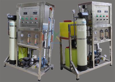 China 100LPH Seawater Desalination System High Salty RO Brackish Water Purification Plant 304 Stainless Steel for sale