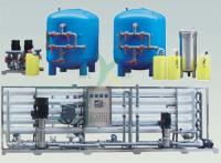China Two Stage 50T/H RO Ultrapure Water Treatment Plant Carbon Steel 380V Industrial Purification System for sale