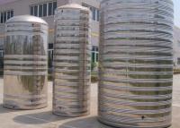China Round Insulated Stainless Steel Water Tank 304 Cold Water Storage Equipment 0.5T to 20T Customized for sale