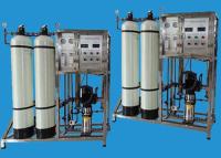 China 500LPH Reverse Osmosis System FRP Stainless Steel Purified Water Plant 220V for sale