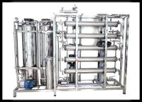China 500L Two Stage Ultrapure Reverse Osmosis RO Water Filtration System Stainless Steel Membrane Vessel for sale