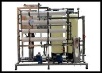 China Fiber Glass Pre - Treatment Filter Reverse Osmosis Water Purification Machine 1T/H With Automatic Control for sale