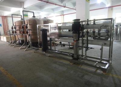China Industrial Brackish Water Reverse Osmosis System 8000LPH FRP Carbon Steel Tank for sale