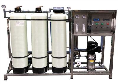 China 250LPH FRP Reverse Osmosis Plant Water Softener System For Remove Dissolved Solids From Water for sale