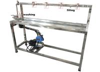 China Manual Bottle Washing and Filling Machine 100ml to 50L Stainless Steel 304 for sale
