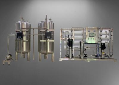 China 3TPH Double Stage Reverse Osmosis System , Industrial Water Purification Treatment Machine for sale