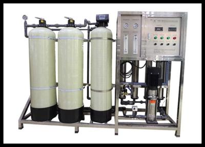 China Commercial FRP 97% Pure Water Treatment Plant 500L/H with Softener for sale
