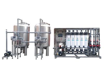 China 10TPH Ultrafiltration Water Purifier Membrane UF Filter Equipment Automatic Backwash Reuse Treatment Plant for sale