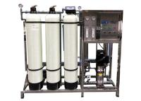 China FRP Reverse Osmosis Filtration System 500L RO Mineral Pure Water Desalination Machine with Sand Filter for sale