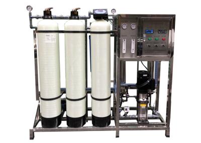 China FRP Reverse Osmosis Filtration System 500L RO Mineral Pure Water Desalination Machine with Sand Filter for sale