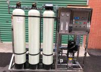 China FRP Reverse Osmosis Filtration System 500L RO Mineral Pure Water Desalination Machine with Sand Filter for sale