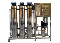 China FRP Reverse Osmosis Filtration System 500L RO Mineral Pure Water Desalination Machine with Sand Filter for sale