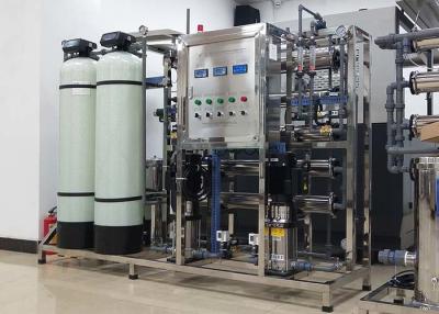 China 500LPH Two Stage Reverse Osmosis Water Purification System for Cosmetic Factory Ultrapure Water 220V for sale