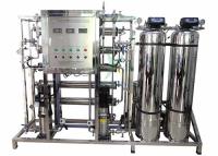 China 500LPH Double Stage RO Water Treatment Plant for Pharmaceutical Hospital Dialysis 220V for sale