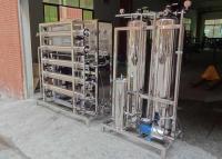 China 500LPH Double Stage RO Water Treatment Plant for Pharmaceutical Hospital Dialysis 220V for sale