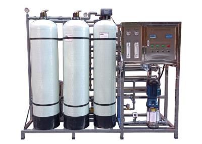 China 1500LPH FRP RO Plant Water Treatment Filter Drinking Water Purification Machine With Softener for sale