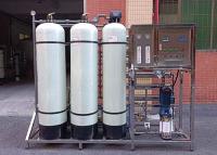 China 1500LPH FRP RO Plant Water Treatment Filter Drinking Water Purification Machine With Softener for sale