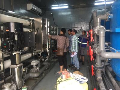 China Industrial RO Desalination Plant 50 Tons Per Hour FRP Reverse Osmosis System for Clean Water for sale