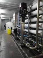 China 50000GPD Industrial Agriculture Reverse Osmosis RO System Underground Well Water Treatment Plant Mobile Container 55KW for sale