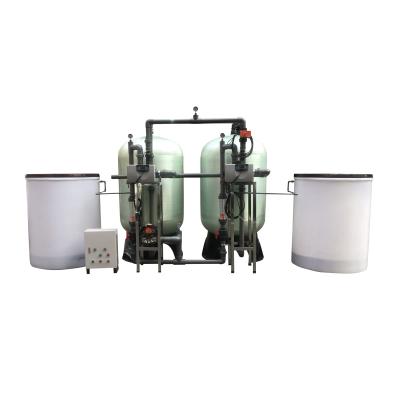 China 15000L/H FRP Tank Water Softener System Well Water Treatment Filtration Plant 110V-440V for sale