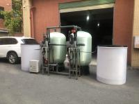 China 15000L/H FRP Tank Water Softener System Well Water Treatment Filtration Plant 110V-440V for sale
