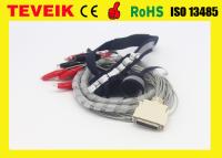 China Medical Factory of Neurofeedback Waterproof EEG Cable with Crocodile Clip/Red Cover, DIN 1.5mm socket for sale