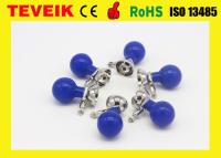 China Reusable Medical Monitor Accessories ECG Electrode Blue Breast Suction Ball Electrode for sale