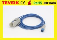 China Spo2 Medical Cable / Adult Finger Clip Spo2 Sensor With 8pin Connector , ISO13485 for sale
