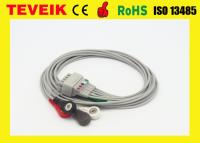 China GE Marquette ECG Cable with 5 leads Snap AHA for Eagle 1000,3000, 4000 for sale