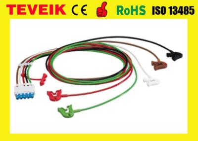 China HP Medical Patient Monitor M1971A ECG Cable 5 leads Clip IEC for sale