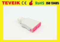 China Round 12 Pin Ecg Trunk Cable / HP Adaper For Patient Monitor , White Color for sale