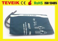 China 002796 Double Hose Adult Thigh NIBP Cuff 46-66cm Size For Patient Monitor , Nylon Cuff Material for sale