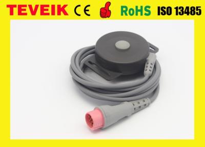 China Round 10 Pin Fetal Monitor Transducer For Patient Monitor , External Toco Transducer for sale