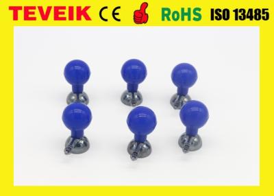China Blue Color ECG Electrode For DIN 3.0 for sale