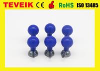 China Blue Color ECG Electrode For DIN 3.0 for sale