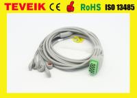 China 11 Pins ECG Accessories For Patient Monitor , 5 Leads Snap With AHA AAMI Standard for sale