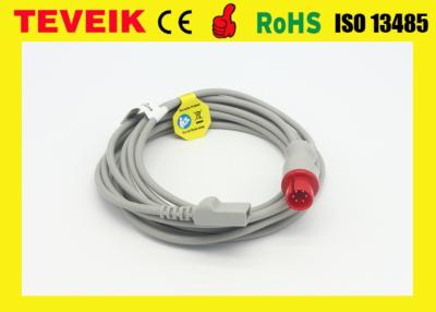 China CSI Critikon Round 6pin IBP Cable 12 FT For Patient Monitor , PVC Materials for sale