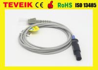 China TPU Material Ohmeda Spo2 Extension Cable 8 Foot For Patient Monitor , Blue / Grey Color for sale