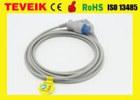 China Round 10 Pin ECG Trunk Cable For Datex Patient Monitor , LL Type 3 Leads ECG Patient Cable for sale