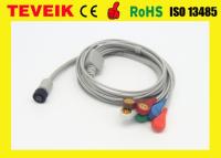 China GE Holter Recorder Medical ECG Cable With Integrated 5 Lead Wires for sale