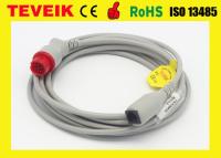 China Reusable Transducer Adapter Cables Round 12pin For HP Patient Monitor , A164A1A Type for sale