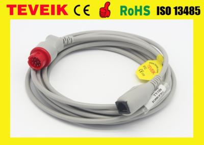 China Reusable Transducer Adapter Cables Round 12pin For HP Patient Monitor , A164A1A Type for sale